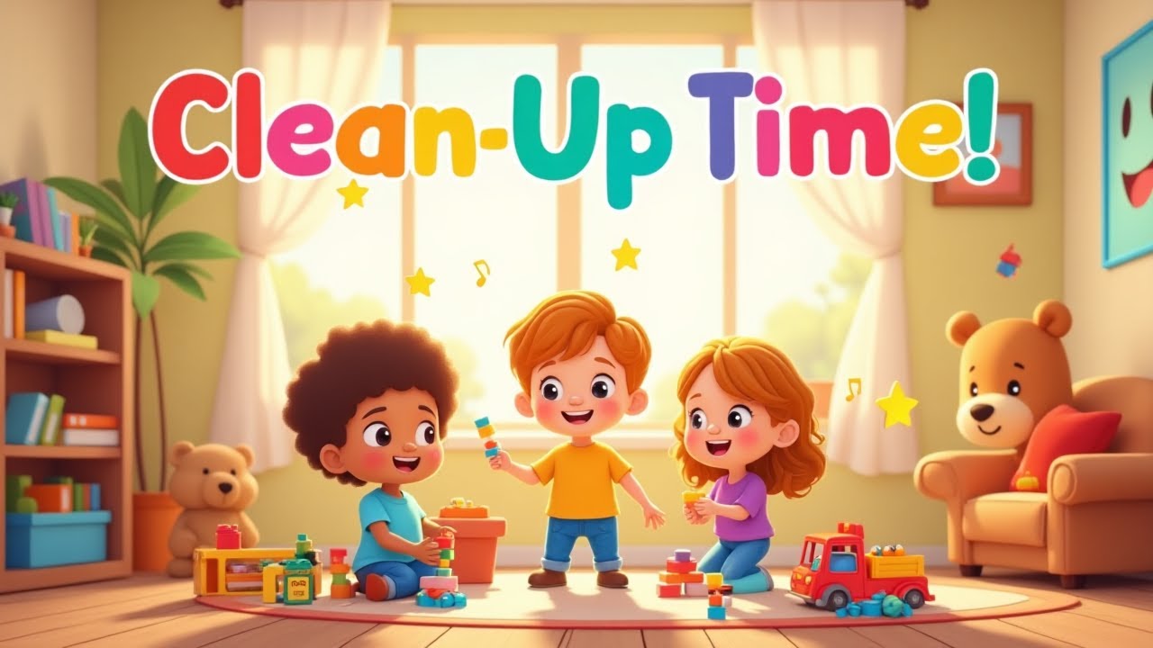Clean-Up Time! | Fun Kids Song for Tidying Up - YouTube
