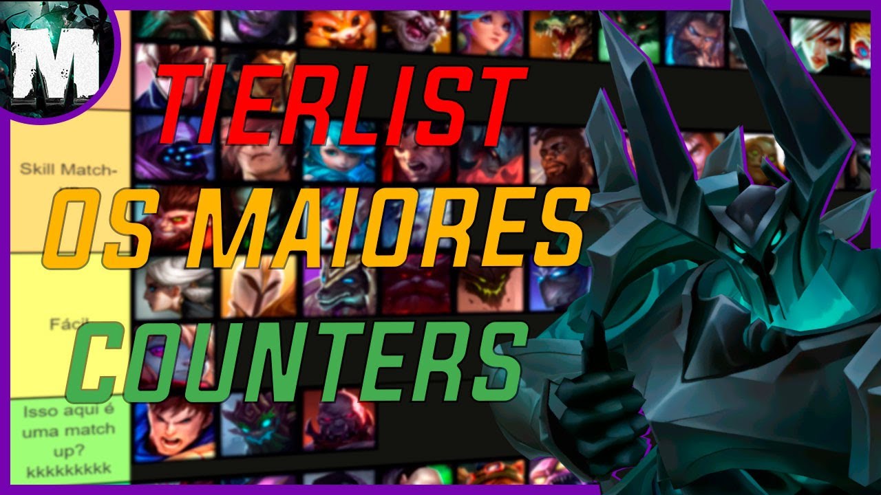 COMO COUNTERAR O MORDEKAISER? TIERLIST DOS MAIORES COUNTERS ...