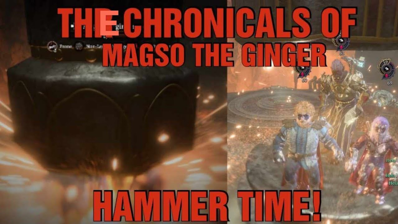 The chronicals of magso the ginger HAMMER TIME! baldurs gate 3 - YouTube