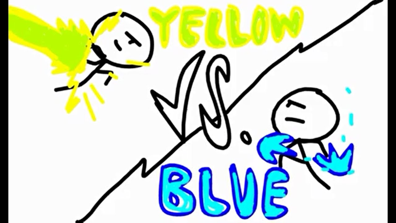Yellow vs Blue - YouTube