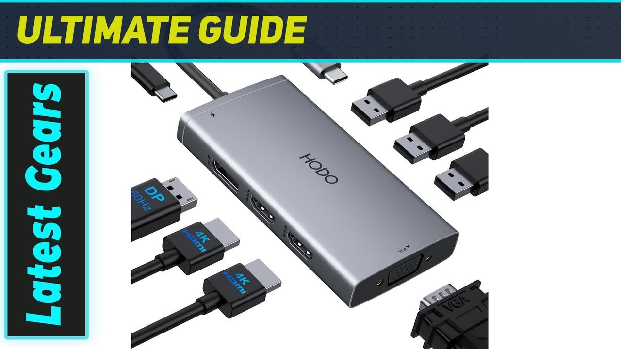 USB C Docking Station: Ultimate Productivity Boost - YouTube