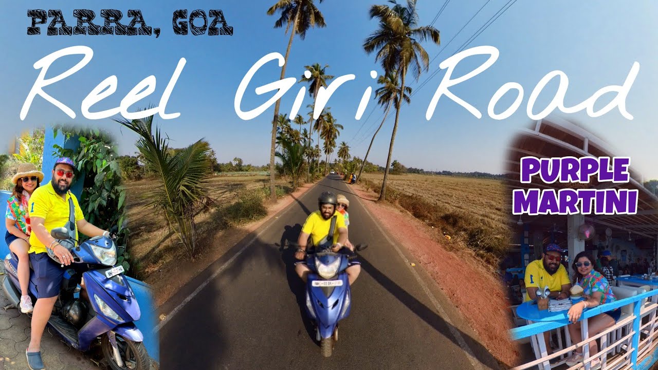 PURPLE MARTINI - MINI GREECE in GOA | Insta Reels ke leye 30 km ride ...