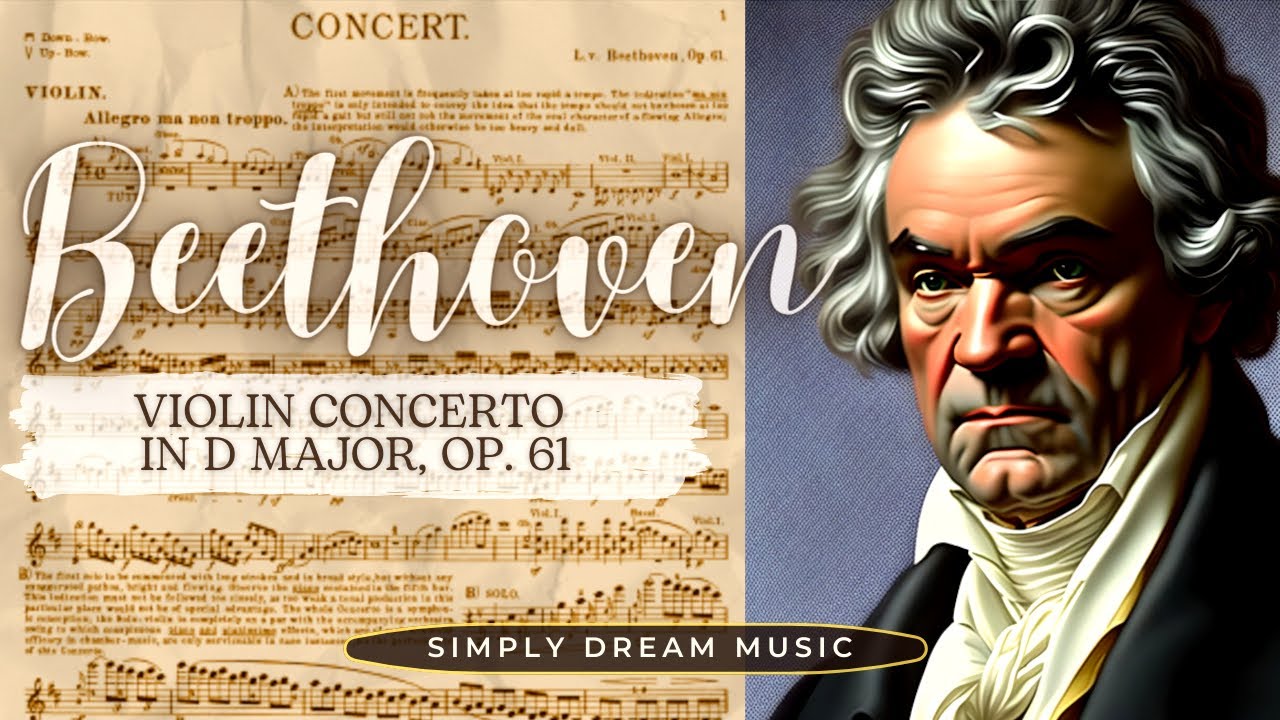 Beethoven Violin Concerto in D major, Op. 61 - Simply Dream Music ...