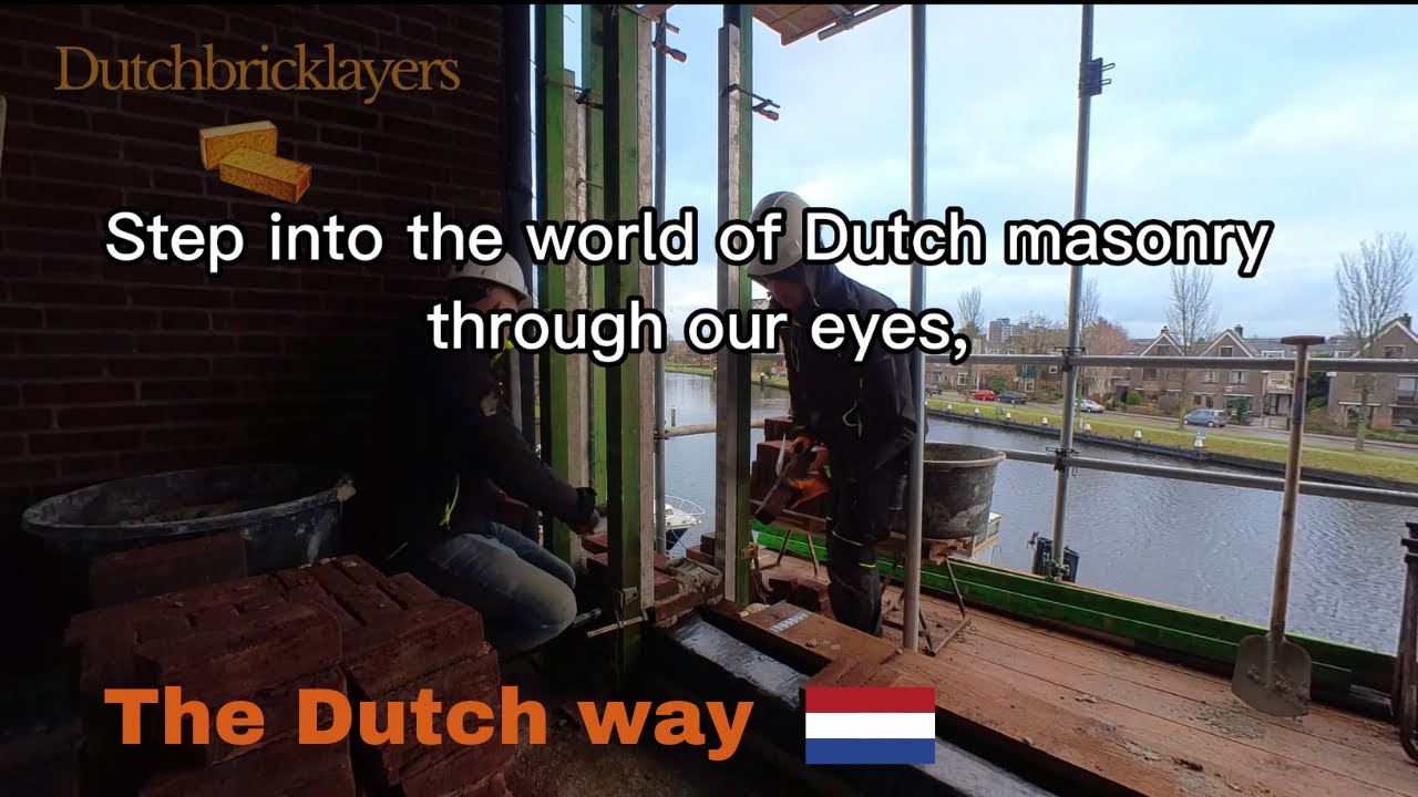 Journey of the Dutch bricklayers #bricklayers #bricklaying #masonry # ...
