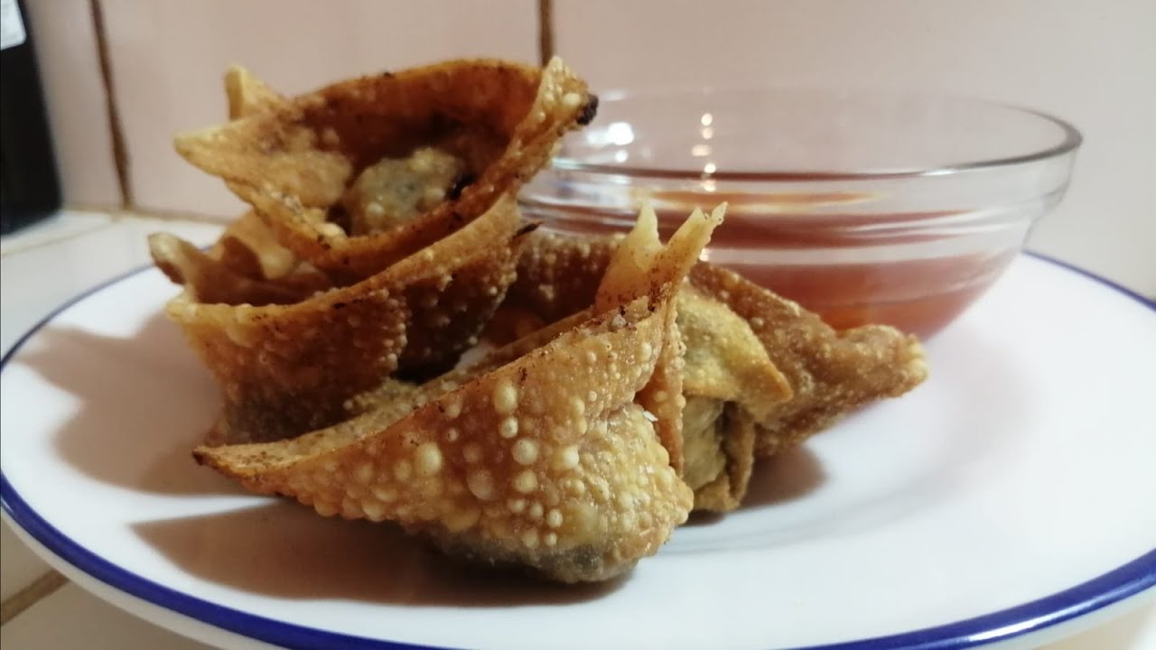 Wantan frito / Salsa agridulce / fried Wonton - YouTube