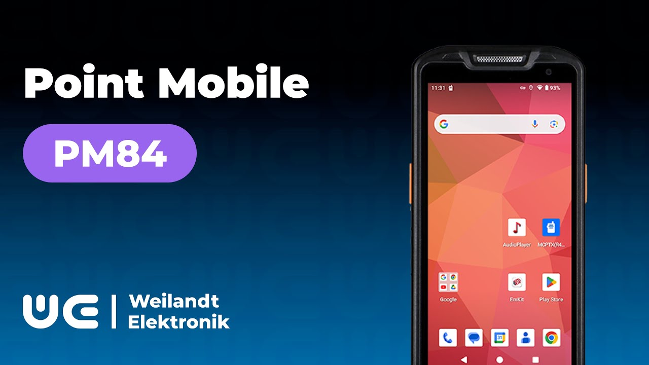 Терминала сбора данных Point Mobile PM84 - YouTube