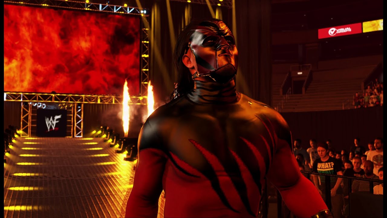 WWE 2K24 - KANE 1998 Entrance & Signature / Finishing Moves - YouTube