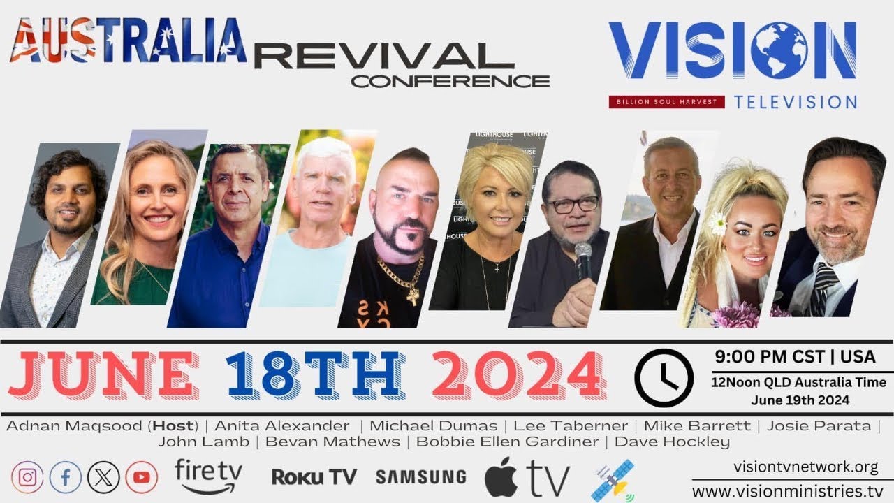 Australia Revival Conference With Adnan Maqsood | June 10th, 2024 ...