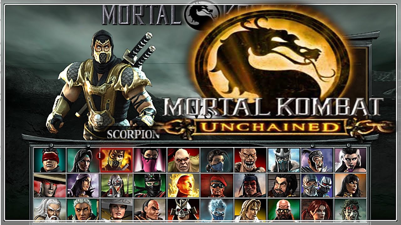 MORTAL KOMBAT UNCHAINED - CONHECENDO E JOGANDO COM TODOS OS PERSONAGENS ...