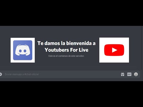 Youtubers For Live:Grupo Oficial Para Youtubers Pequeños "Discord ...