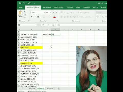 Wypełnianie błyskawicznie. Excel - YouTube