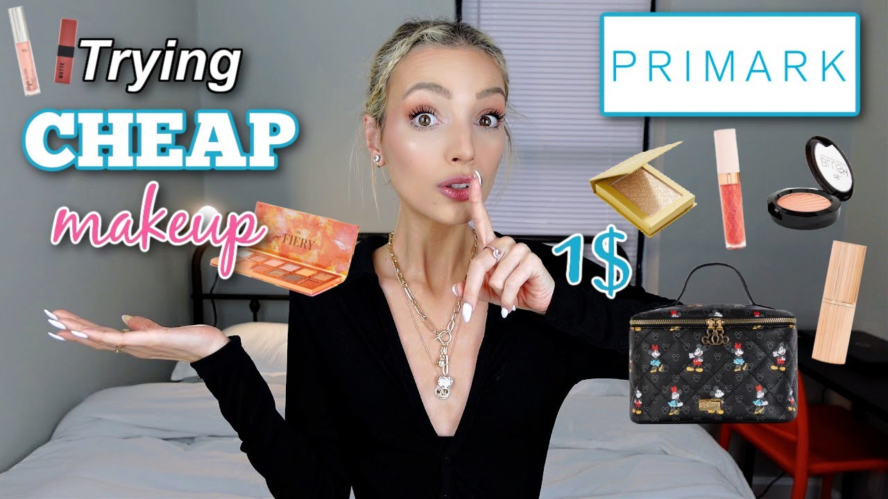 TRYING CHEAP PRIMARK MAKEUP | Greek Sis - YouTube