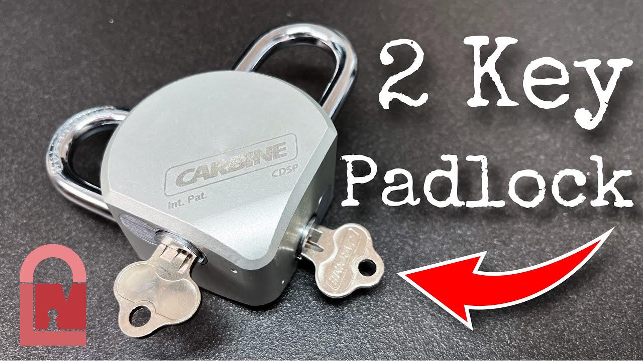 Carbine CDSP double Shackle Double Keyway Padlock Pick and Gut - YouTube