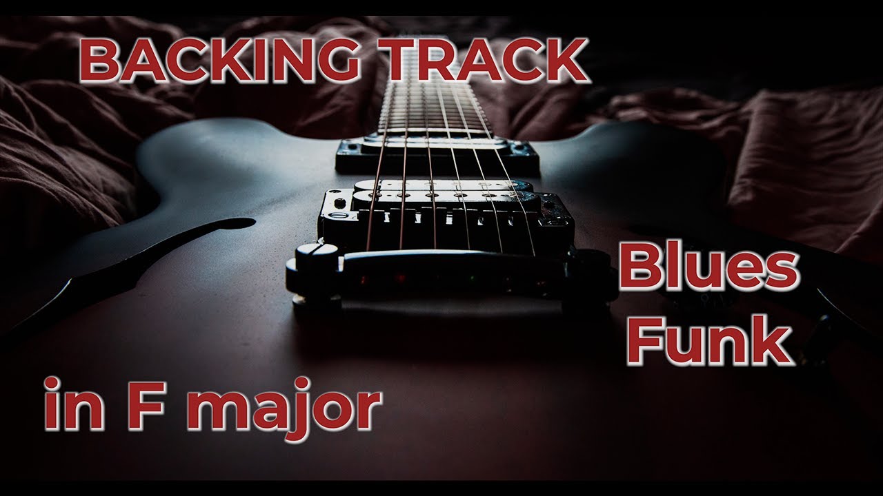 Backing Track Blues Funk Swing in F major improvisation guitar - YouTube
