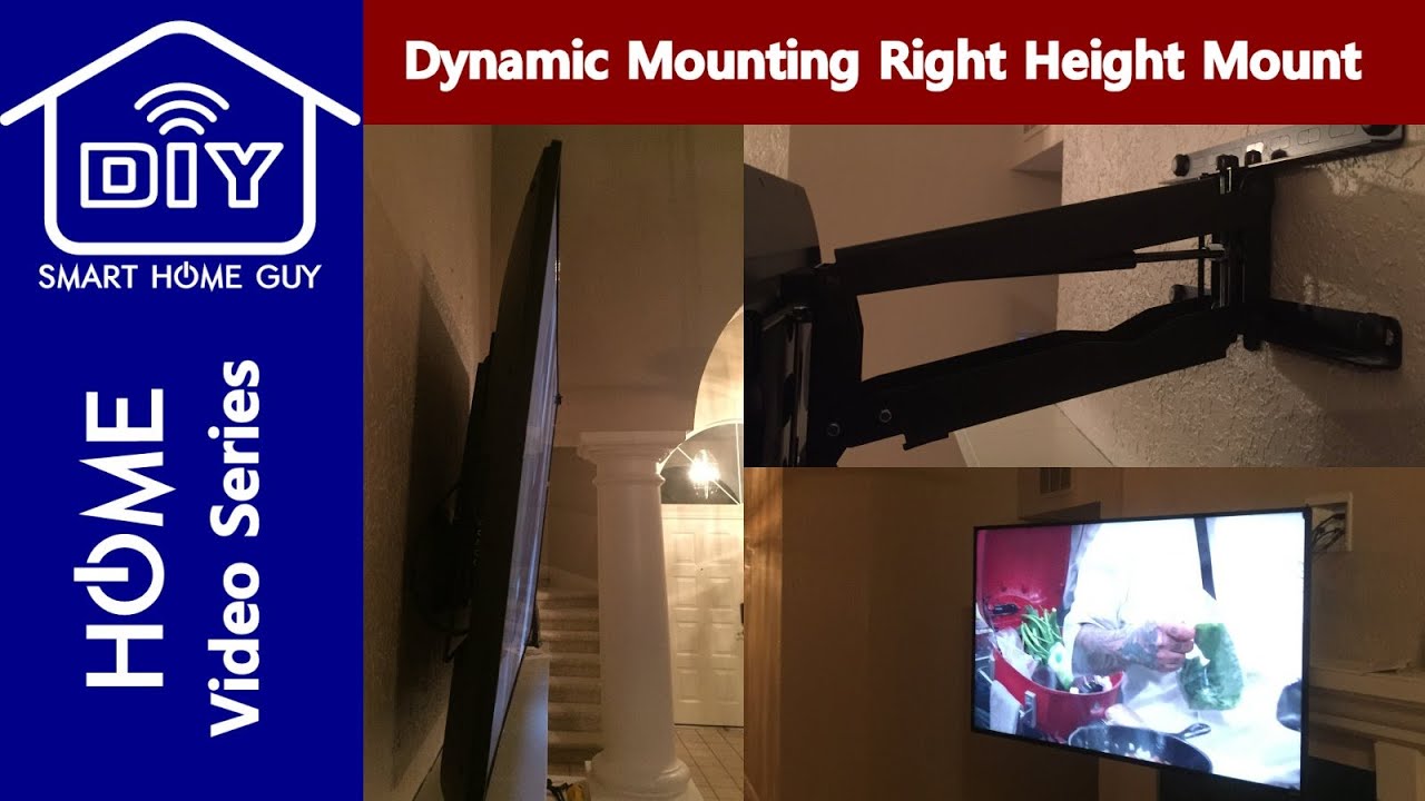 REVIEW Dynamic Mounting Right Height Retractable Fireplace TV Mount w ...