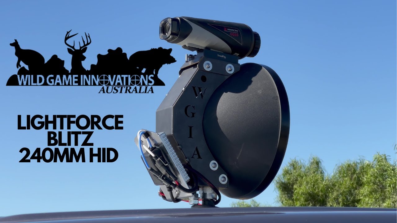 LIGHTFORCE BLITZ 240mm Thermal Camera Bracket | Final Test Before ...