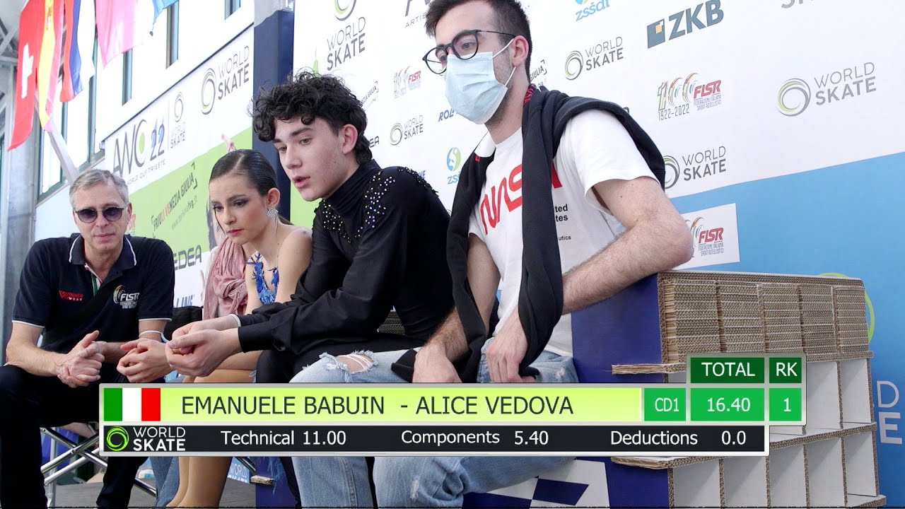 AWC22 - Emanuele Babuin e Alice Vedova - Dance: Compulsory CD1 (21.05. ...