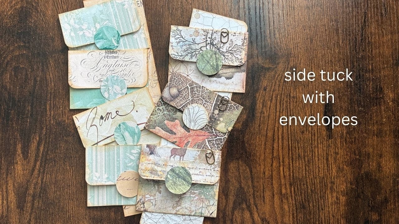 Cascading Envelope Side Tuck for Junk Journals - Spunky Misfit Girl ...