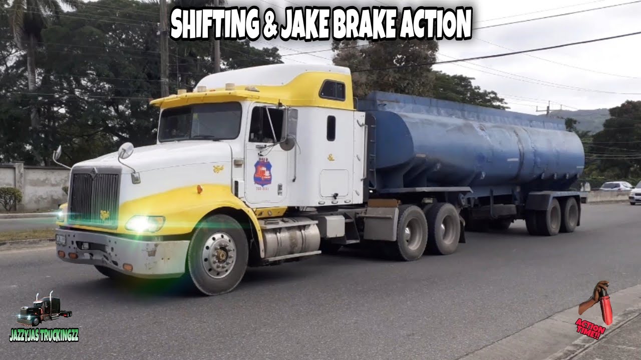 JA Trucks SHIFTING ACTION & Jake Brake Compilation P4 - YouTube