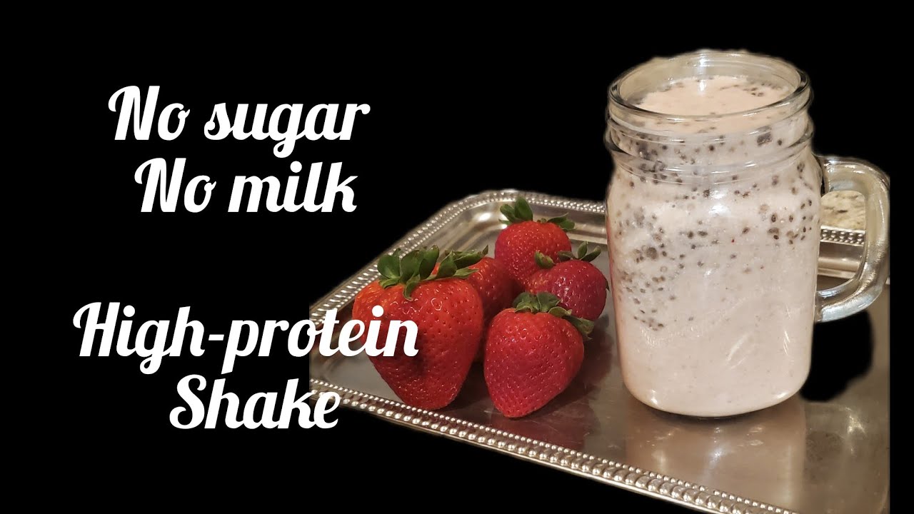 No sugar No milk High-protein and rich antioxidants Shake #hairgrowth # ...