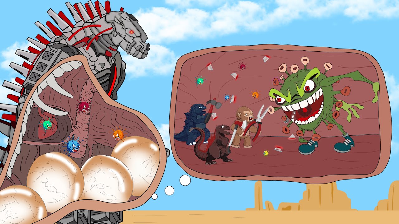 Rescue GODZILLA EARTH: The Battle Against Digestive System | Godzilla ...