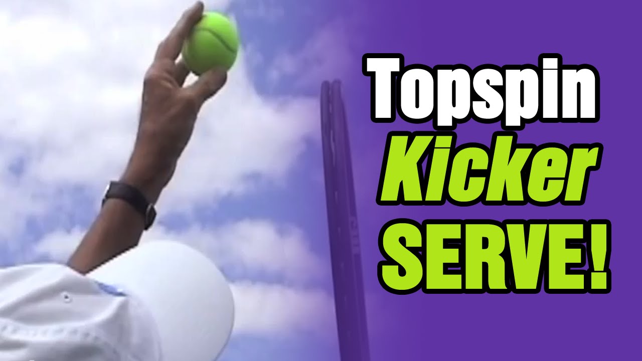 Tennis Serve - Master The Topspin (Kick) Second Serve - YouTube