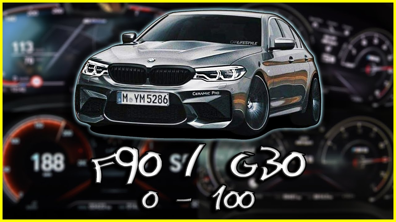 BMW 5 Series F90/G30 (0-100 KM/H) (0-60 MPH) ACCELERATION BATTLE - YouTube