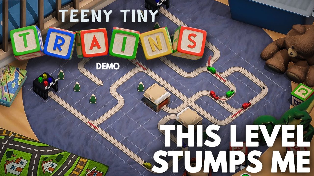 Teeny Tiny Trains - A puzzle game where the trains get to the finish in order and without ...