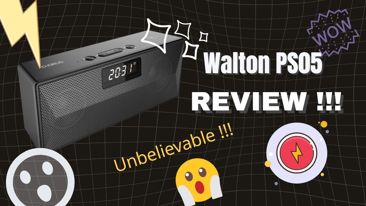 Walton Bluetooth Speaker PS05 Unboxing and Review. - YouTube