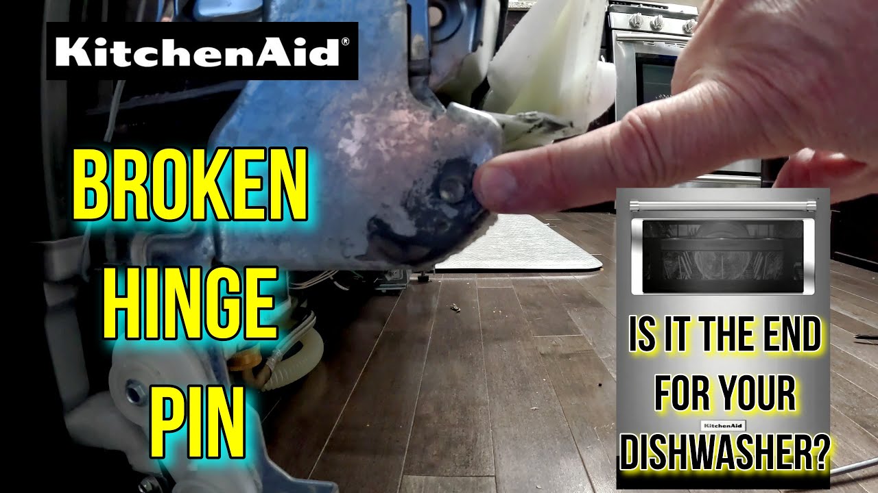 Homemade Dishwasher Hinge Pin Repair: DIY FIX for KitchenAid/Frigidaire ...