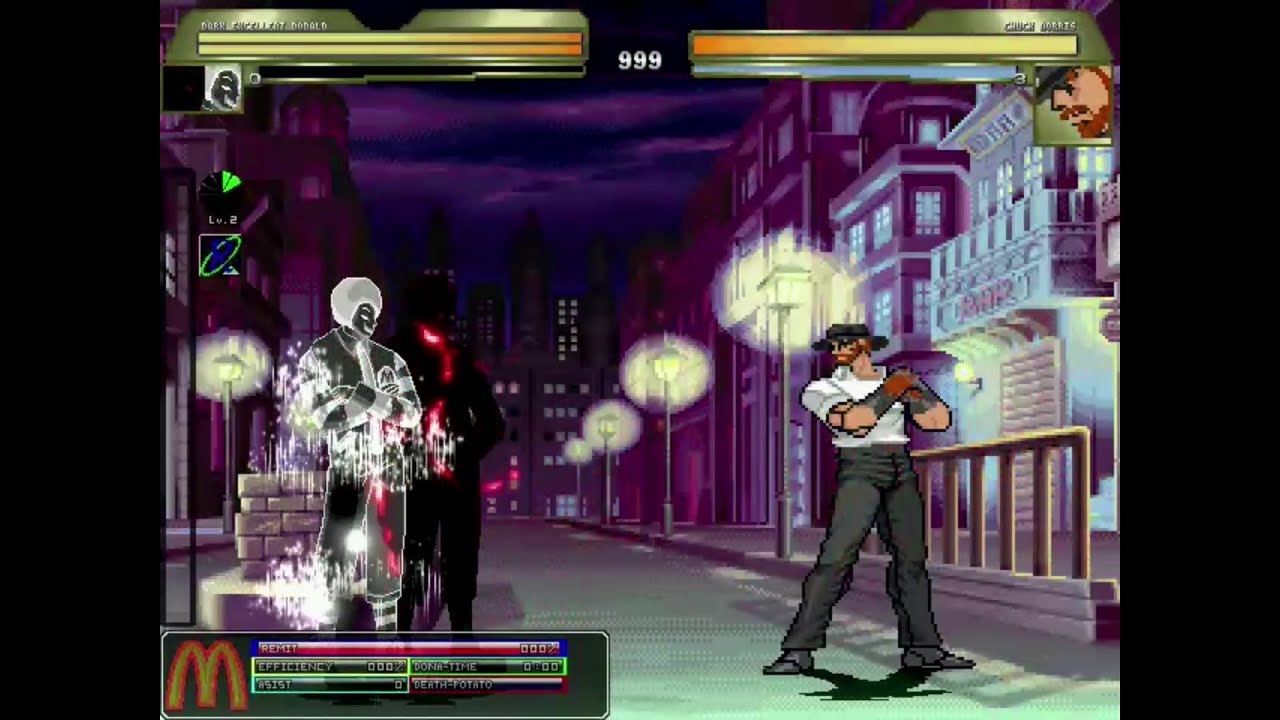 【MUGEN】 Dark Excellent Donald 5.0 (11p) & Dark Donald ΑΡΓΥΦΕΟΣ (12p) vs ...
