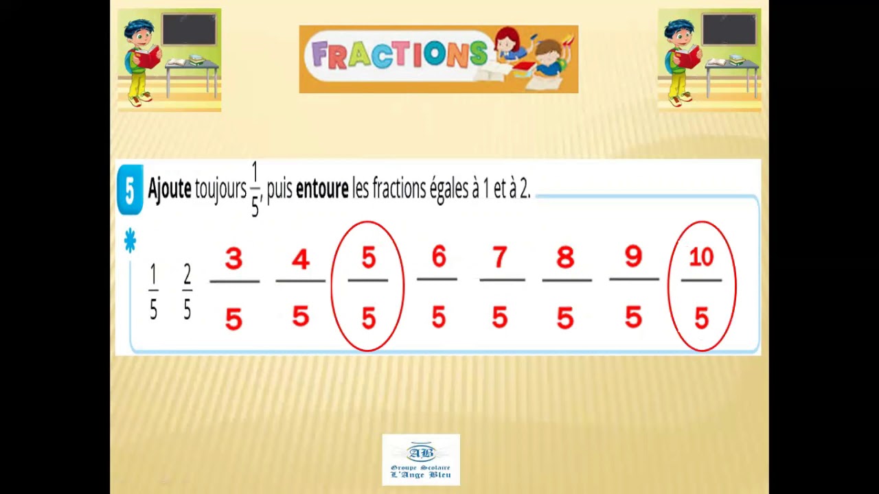 Utiliser l'écriture fractionnaire - YouTube
