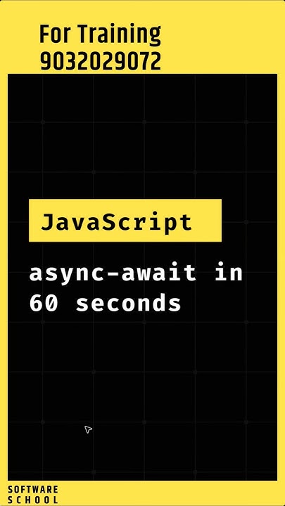 JavaScript Tutorial In Telugu: Async-Await Explained | ReactJS Tutorial For Beginners #coding # ...