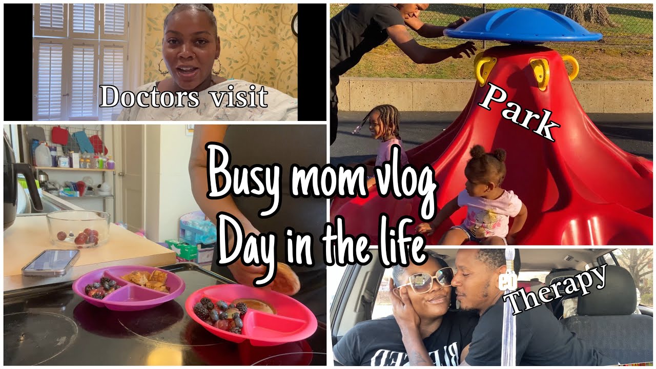 Day in the life with 3 kids | toddlers and a newborn | busy mom - YouTube
