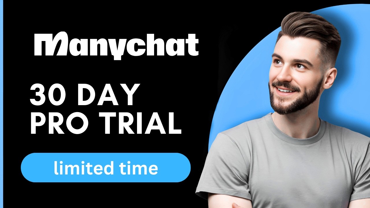 Manychat 30 Day FREE Trial 2025 : Get Manychat Pro plan for FREE - YouTube