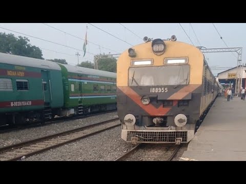 Buxar Railway station memu passenger - YouTube