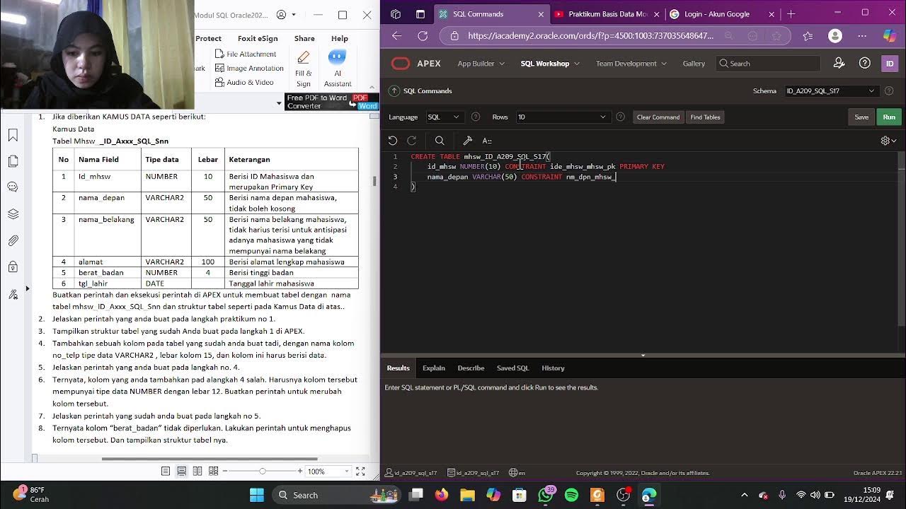 praktikum modul 1 sarmila sangaji 07352311128 - YouTube