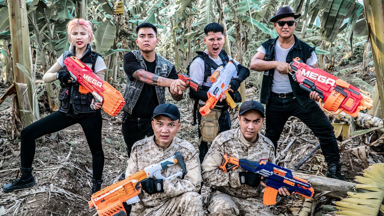 LTT Game Nerf War : TEAM Warriors SEAL X Nerf Guns Fight Mr Zero Crazy ...
