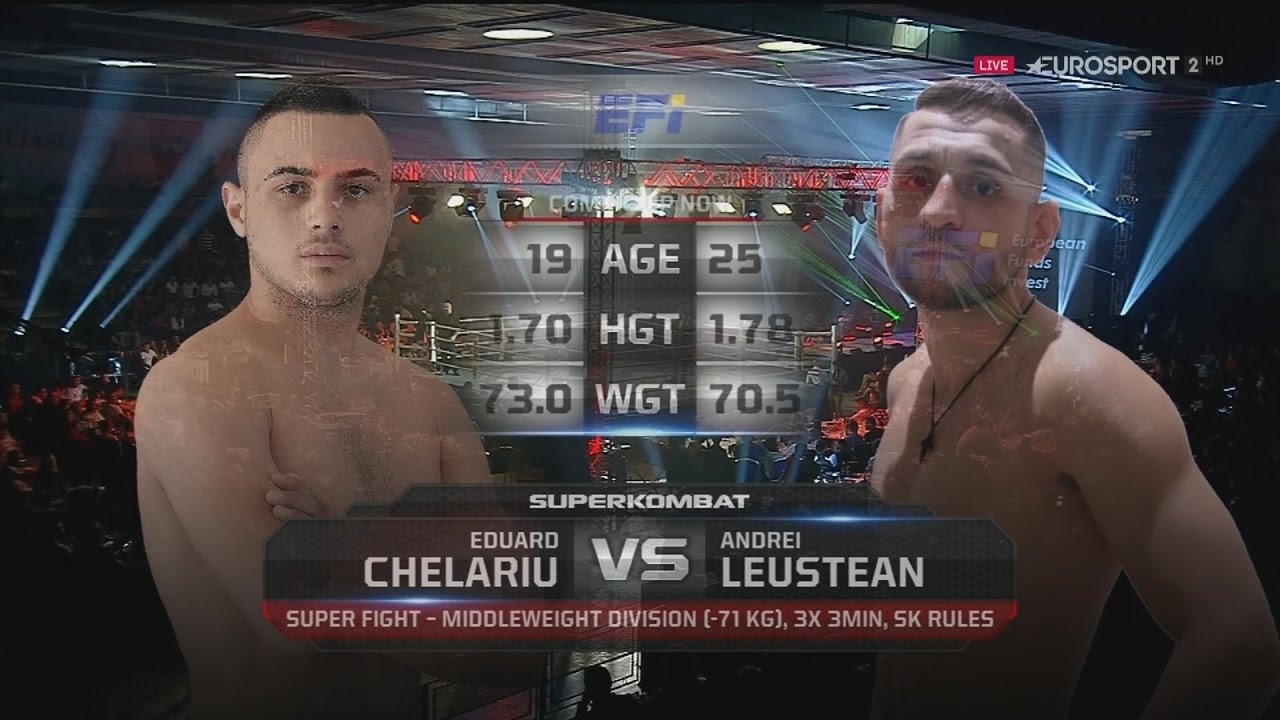 Andrei Leustean vs Eduard Chelariu -71 kg Superkombat 01 Oct 2016 - YouTube