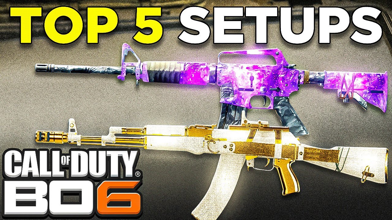 NEW TOP 5 *META* ASSUALT RIFLE CLASSES in BLACK OPS 6! 👑 (BO6 Best ...