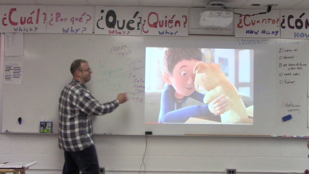 Spanish 1 6th hour Movietalk - YouTube