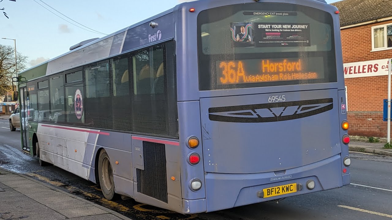 First Norfolk and Suffolk 69545 - YouTube