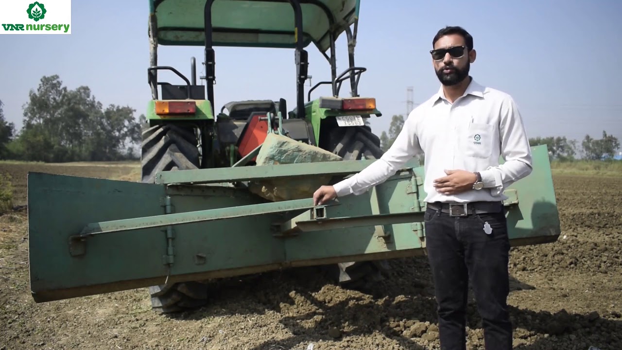 How to Use Ridger or Bed Maker on the Fields - VNR Nursery - YouTube