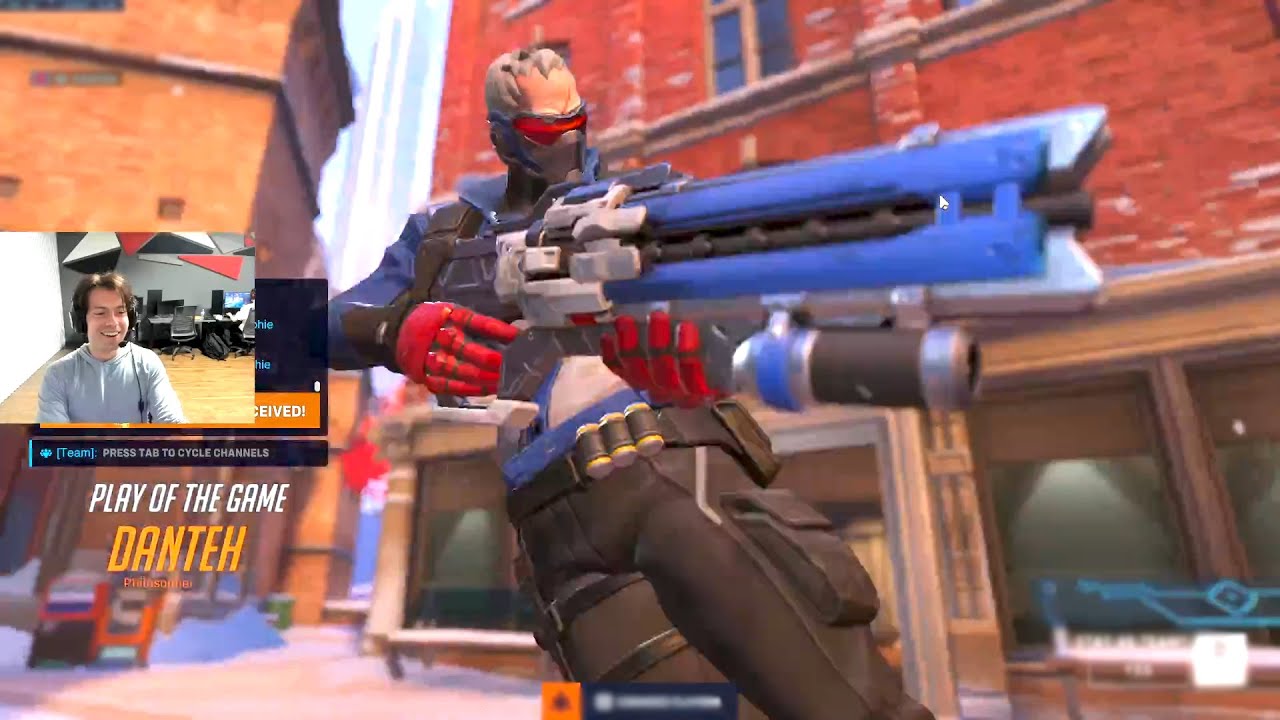 DANTEH PRO SOLDIER 76 - POTG! [ OVERWATCH 2 SEASON 6 TOP 500 ] - YouTube