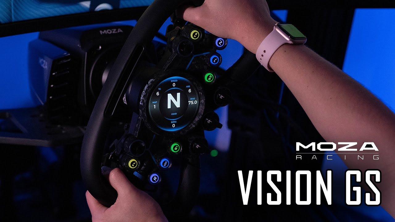 MOZA Vision GS Steering Wheel | Driving Impressions - McLaren 720s ...