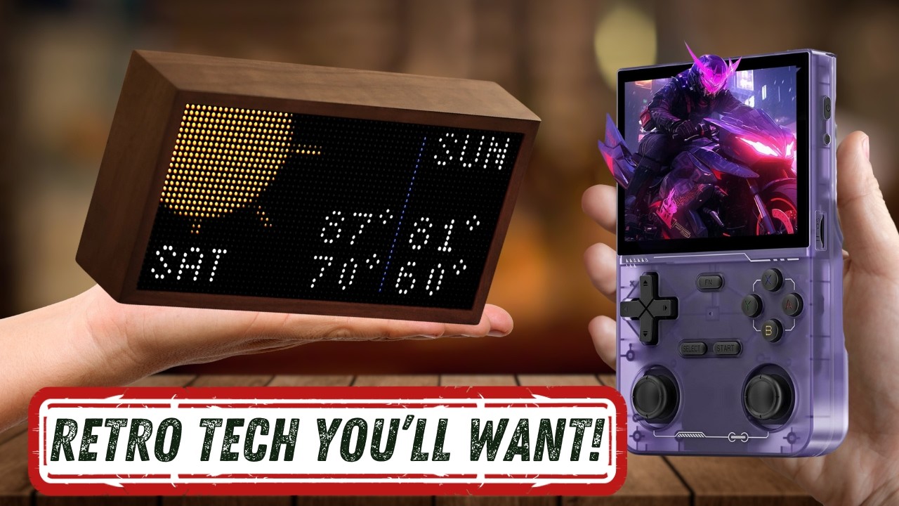RETRO LOOKING GADGETS YOU CAN ACTUALLY BUY! - YouTube