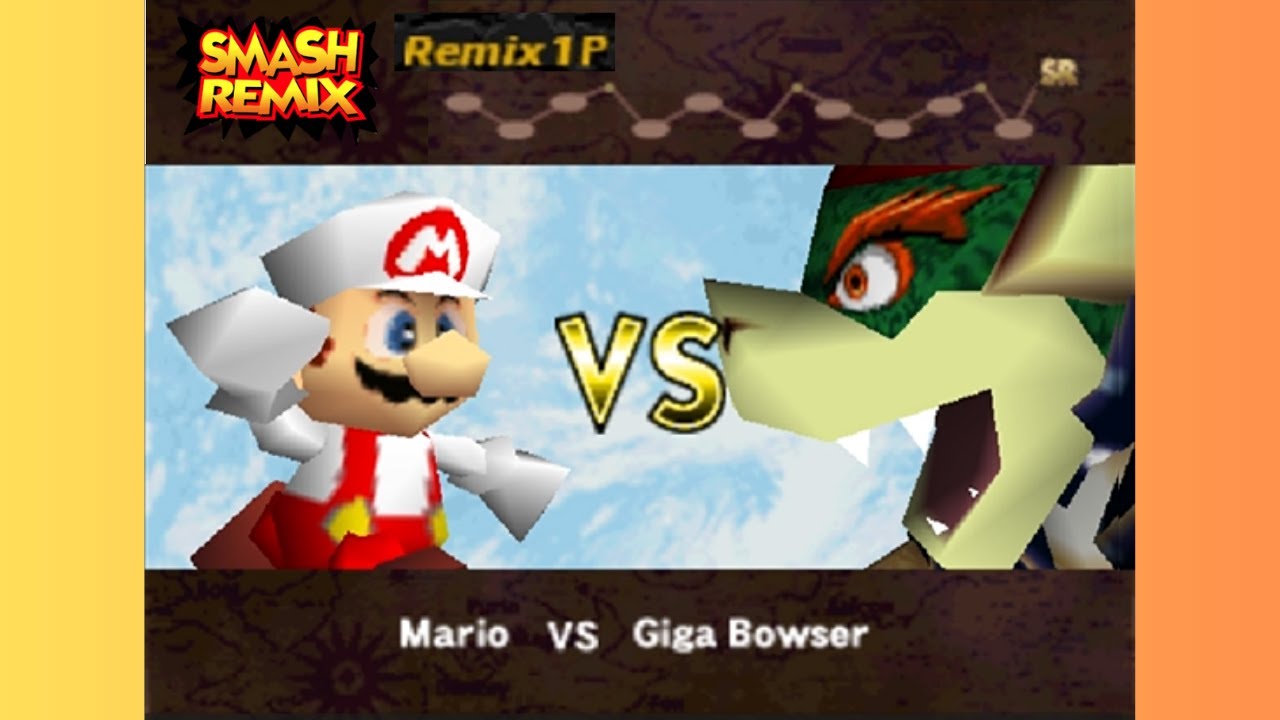 Smash Remix | Remix 1P Gameplay (#1) Mario - YouTube