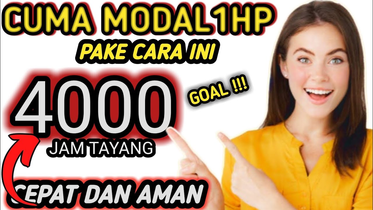 cara kejar 4000 jam tayang youtube dengan cepat dan aman no vpn no spam ...