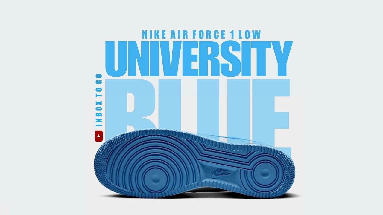 UNIVERSITY BLUE 2024 Nike Air Force 1 Low DETAILED LOOK AND RELEASE ...
