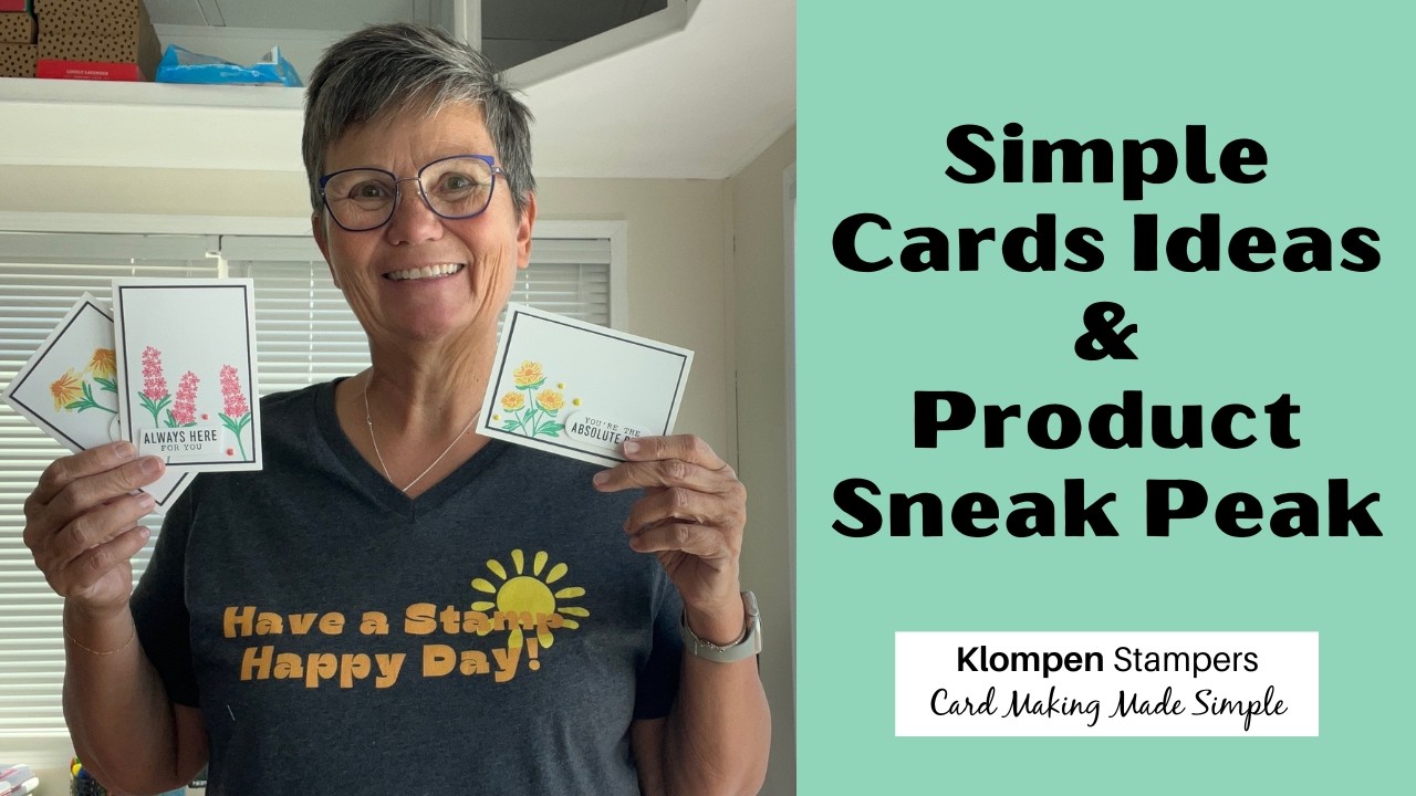 Simple Card Ideas | Pretty Florals + More Messages Sneak Peek! - YouTube